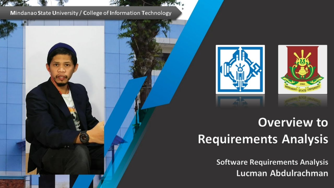 Overview to Requirements Analysis