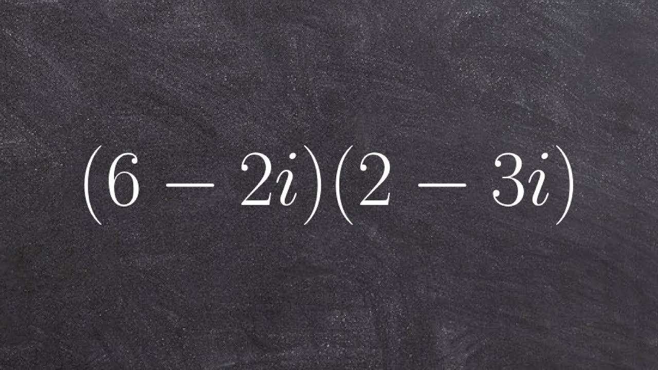 Multiplying two binomials with imaginary numbers