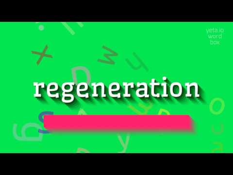 How to say "regeneration"! (High Quality Voices)