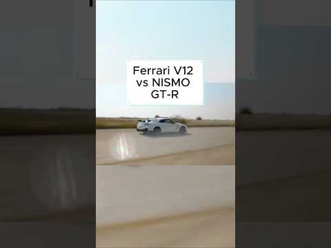 Ferrari V12 vs NISMO GT-R #automobile #cars #carwow