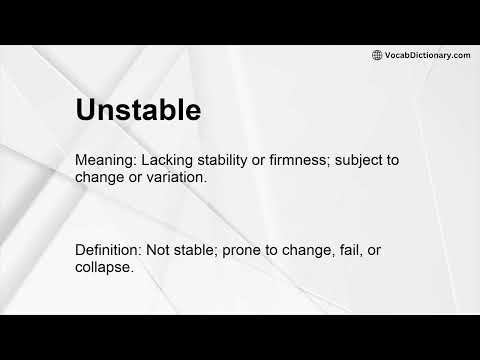 Unstable Meaning