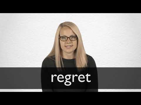 REGRET definition in American English | Collins English Dictionary