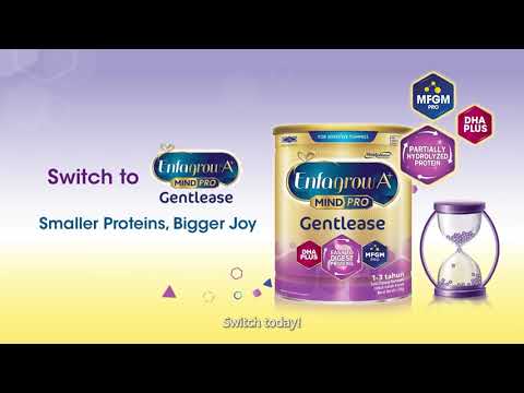 Gentle on Children’s Sensitive Tummy | Enfagrow A+ MindPro Gentlease