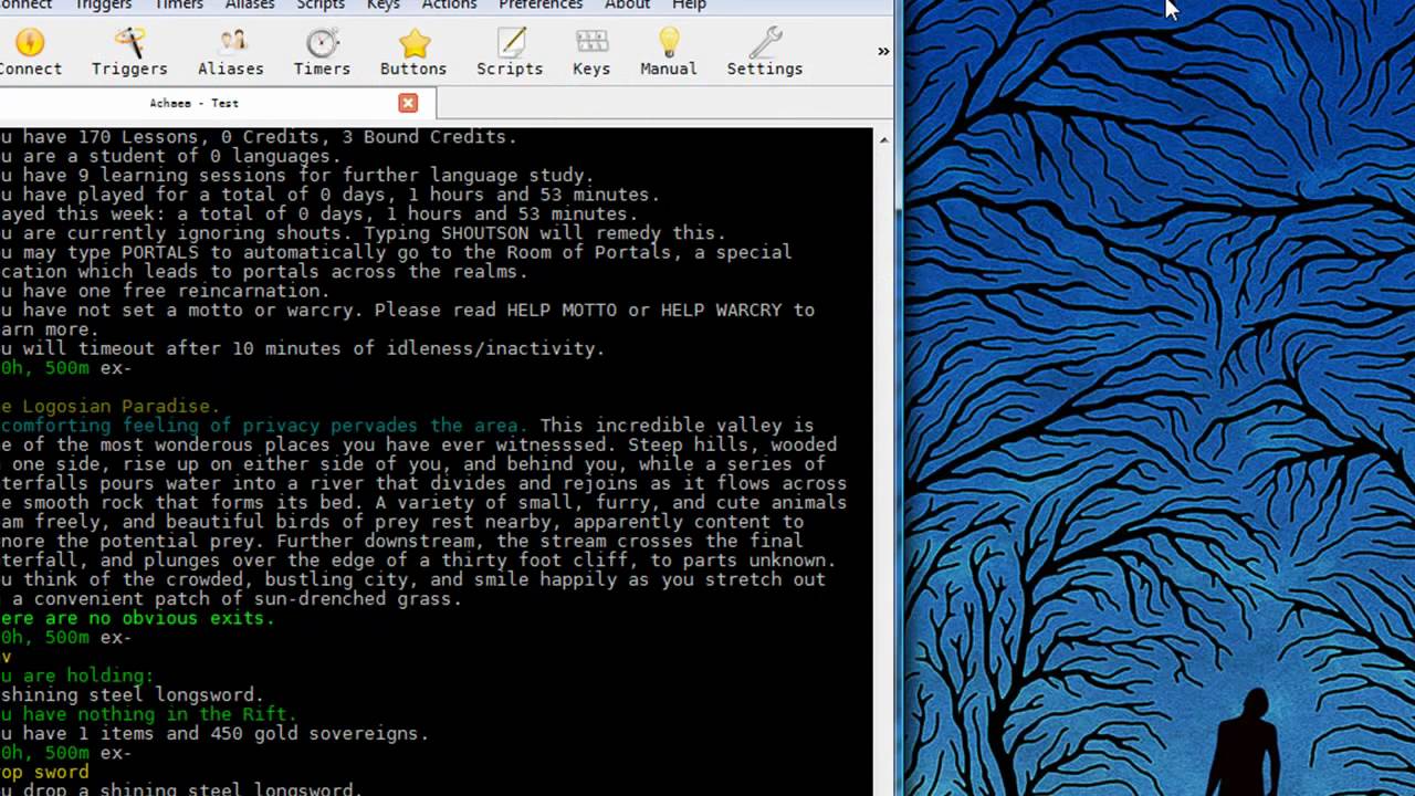 Creating a Basic Trigger in the Mudlet Client