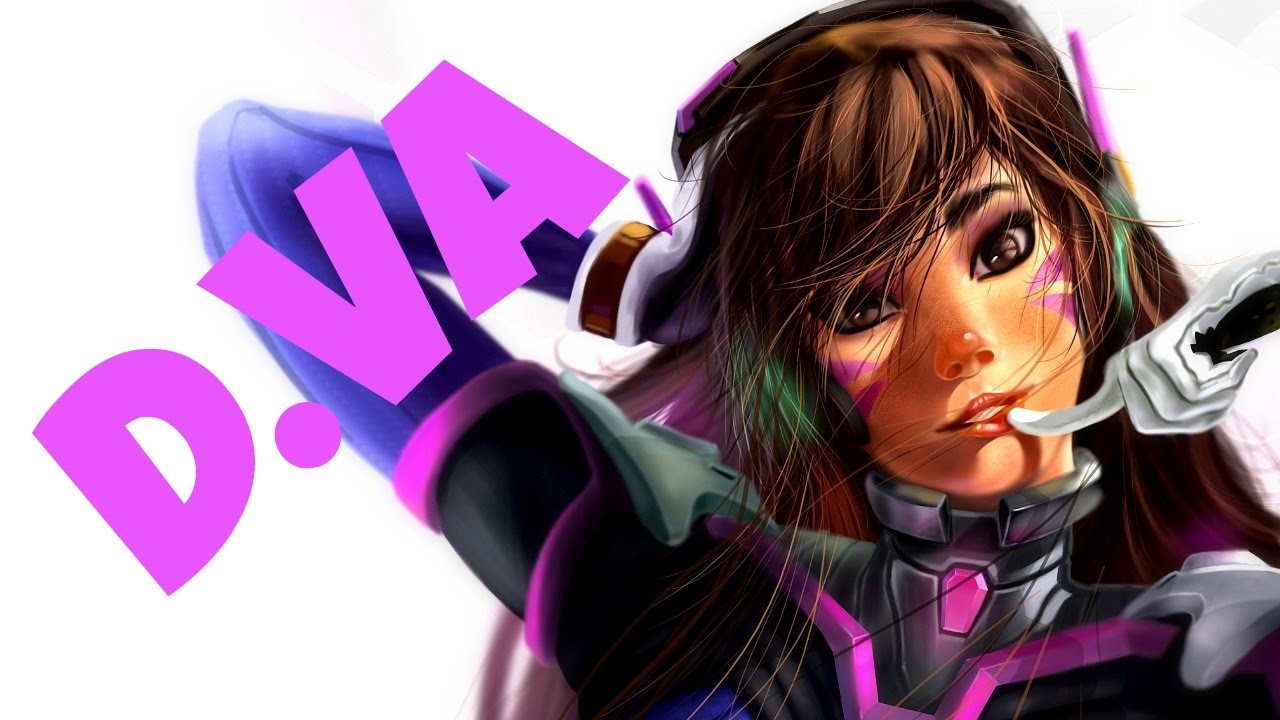 Overwatch Dva Fanart - Timelapse