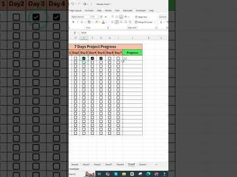 Create a Project Tracker in EXCEL | Excel Tips & Tricks