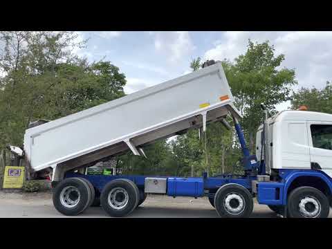 Meet your demand GRC Truck Sales has a 2013 Scania P400 Tipper for sale with a Wilcox alloy body.