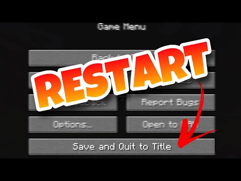 IF I MISSCLICK I RESTART MINECRAFT!
