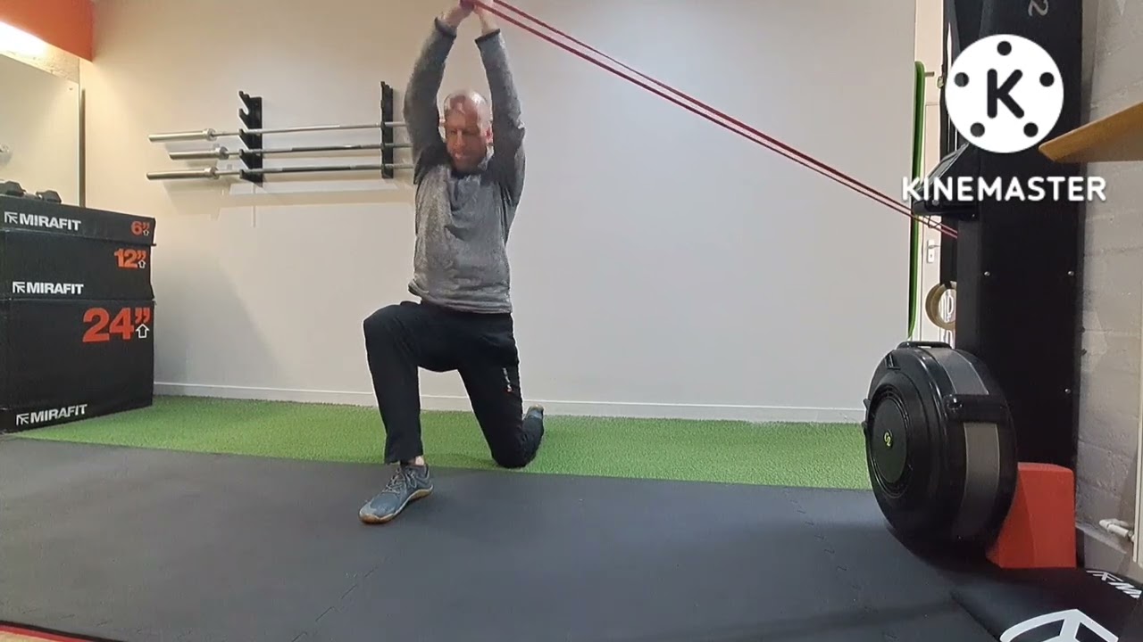 Banded Half Kneeling Side Bend