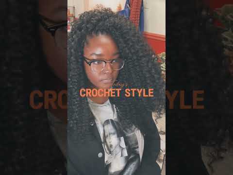 Freetress Joyful Curl Crochet Style ššš¾ #naturalhairinfluencer #naturalhairdesigner #naturalhair