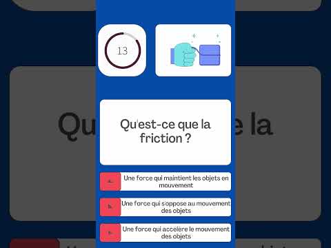 Qu'est-ce que la friction ? | Physique