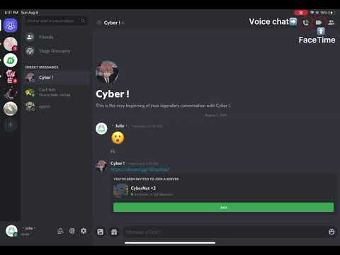 How to voice chat and FaceTime on discord