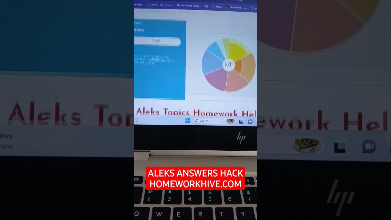 Get Aleks answers for math , statisctics or chemistry from homeworkhive.com