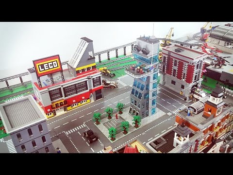 Placing Custom Avengers Tower LEGO City Mini Update – Bricksie