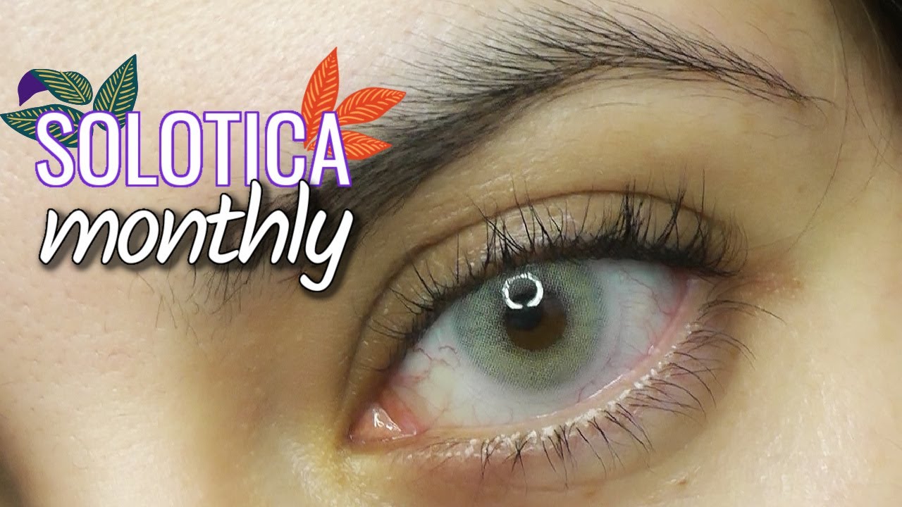 Solotica Monthly Lenses 2020 (CLOSE UP) | OCRE | CRISTAL | QUARTZO | AMBAR