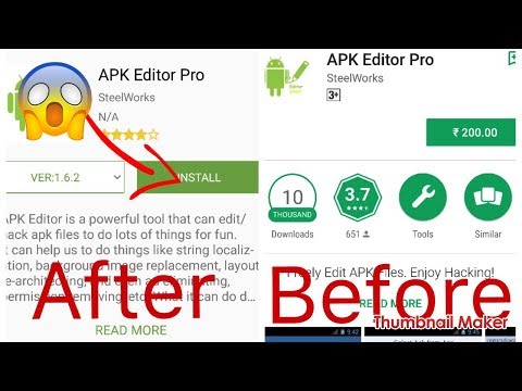 How download APK editor pro for free