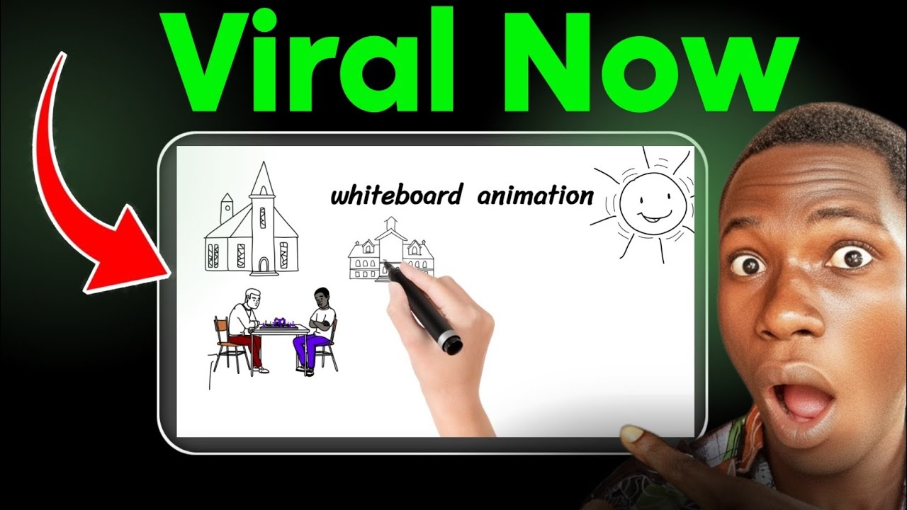 Create Viral Whiteboard Animation on Your Phone — Free & Easy (+AI voice)