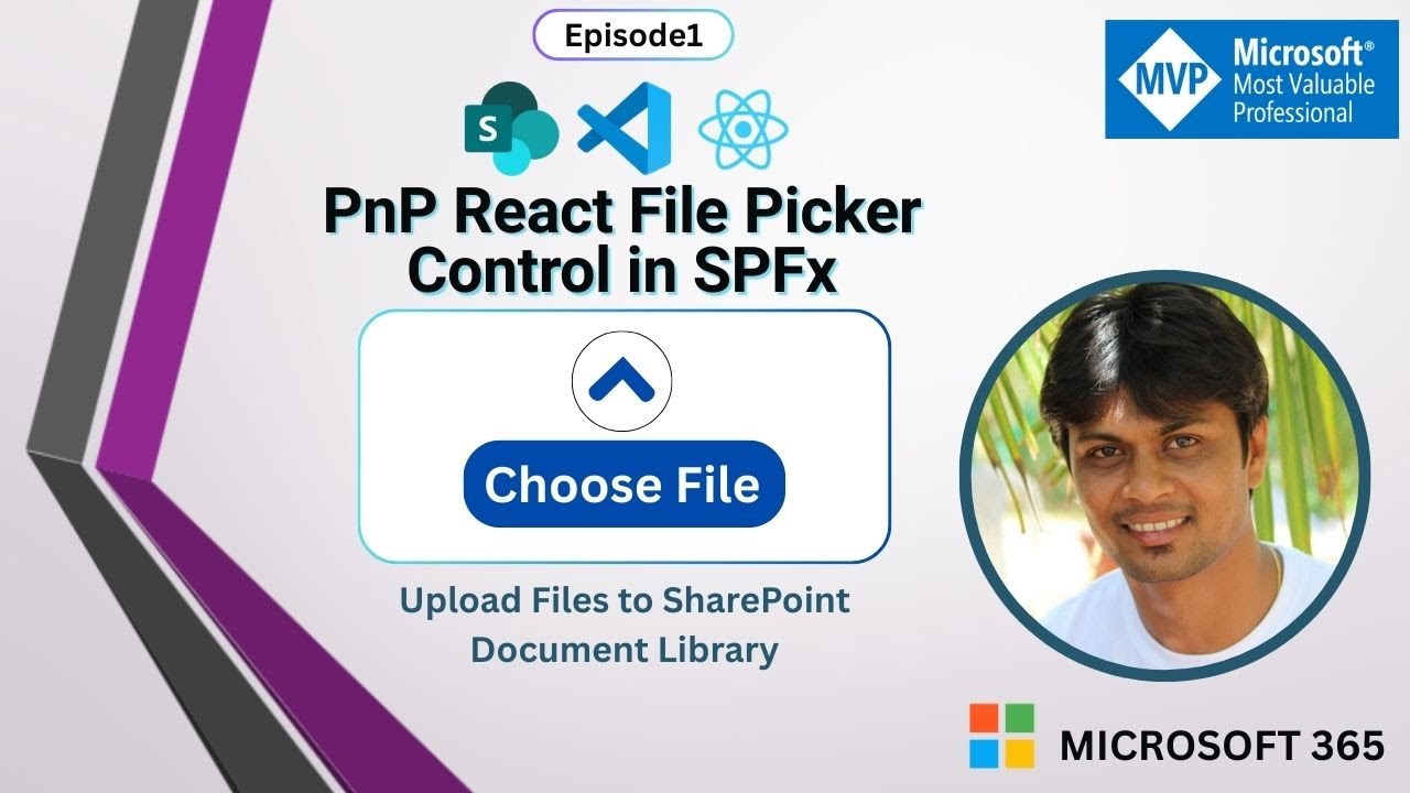 How to Use PnP React File Picker Control in SPFx | Upload Files to SharePoint Document Library