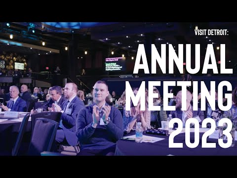Visit Detroit Annual Meeting 2023 - Highlight Video