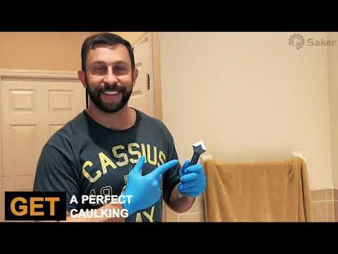 Saker Silicone Caulking Tools-3 in 1 Sealant Finishing Tool Grout Remove Scraper Stainless Steelhead