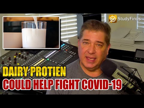 Got Milk? Scientists Suggest A Protein In Dairy Products Could Help Fight COVID-19 Infection