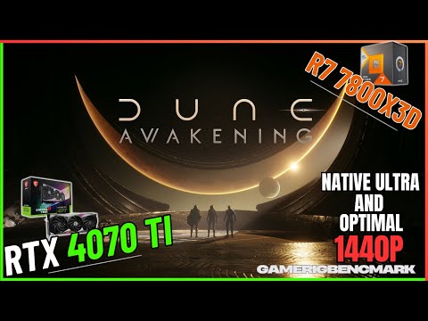 Dune Awakening | RTX 4070 TI + R7 7800X3D | 1440p Ultra & Optimal DLSS Settings