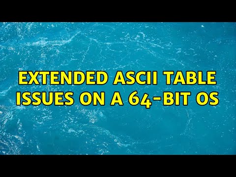 Extended ASCII table issues on a 64-bit OS (2 Solutions!!)