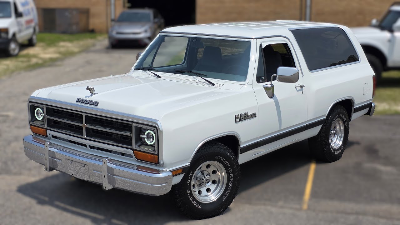 Everything you need to know about this 1989 Dodge Ramcharger Royal SE at I-95 Muscle