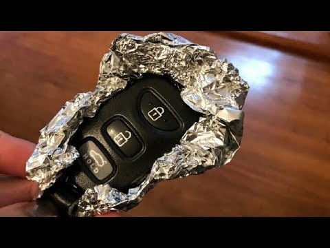 Here’s why you should always wrap your car keys in aluminium foil