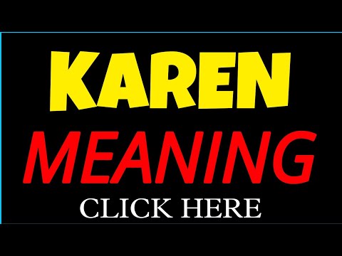 What does the name KAREN mean | KAREN meaning in english | Meaning of name KAREN