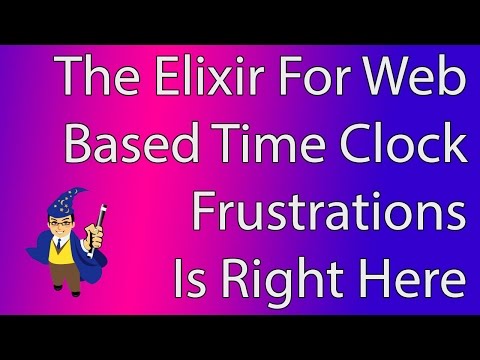 Web Based Time Clock from Time Clock Wizard