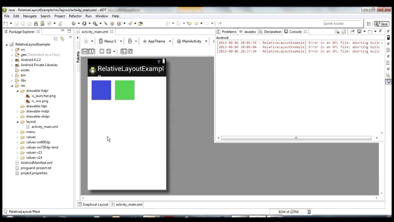 Android Programming Tutorial - Introduction to RelativeLayout