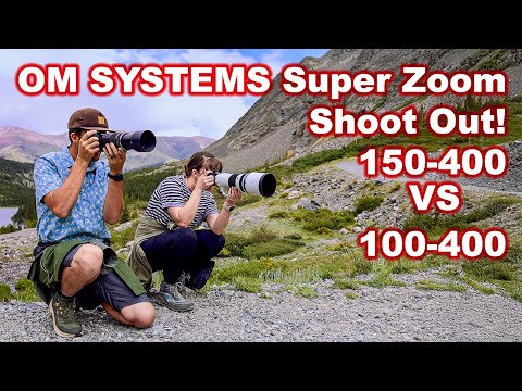 OM SYSTEMS wildlife lens super zoom shoot out! 150-400 vs 100-400 Is the white lens worth it?