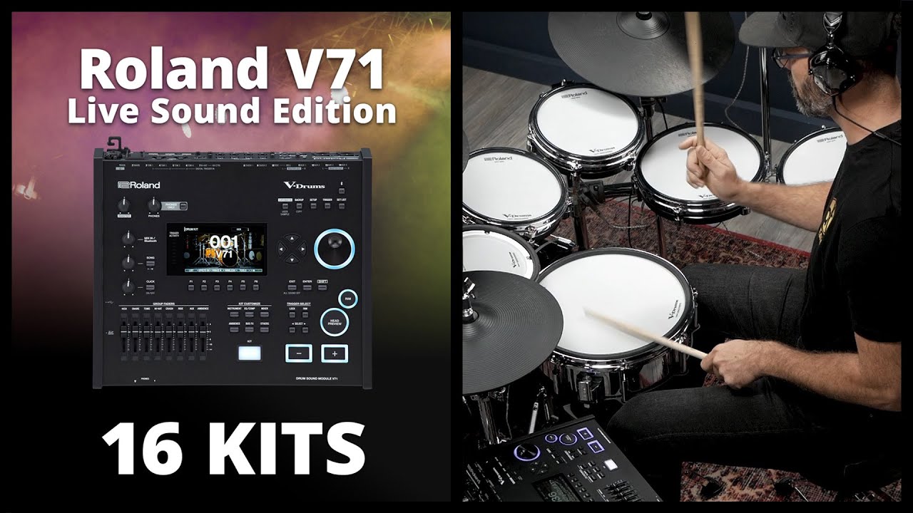 Roland V71 Live Sound Edition by drum-tec | ALL KITS DEMO
