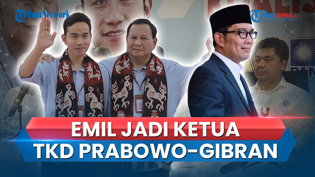 TKN Prabowo- Gibran Umumkan Tim Kampanye Daerah, Nama Ridwan Kamil Jadi Ketua di Jawa Barat ...