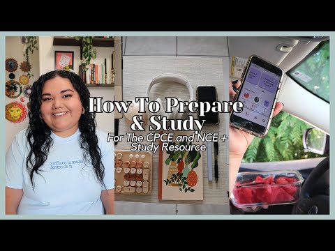How To Prepare & Study For The CPCE and NCE + Study Resource