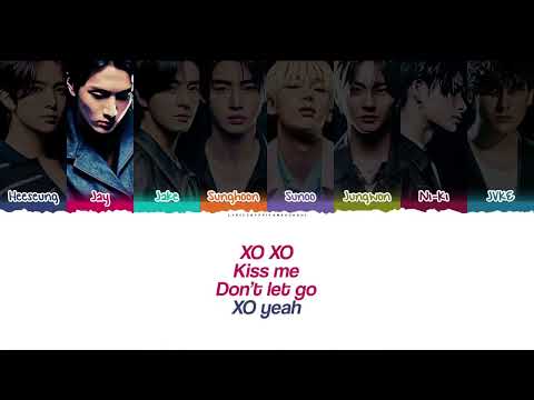 ENHYPEN 'XO (Only If You Say Yes)[English Ver.]' Lyrics[feat.JVKE] (엔하이픈 XO 가사) (Color Coded Lyrics)