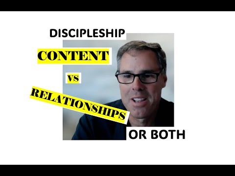How to lead a Journey discipleship group? Focus on content or relationships? Maybe both!?!