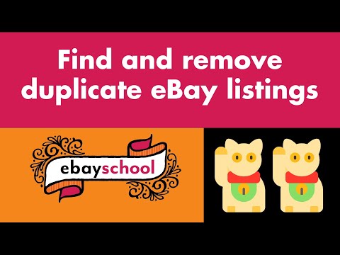 FIND YOUR DUPLICATE EBAY LISTINGS | little known hack to fix a common problem