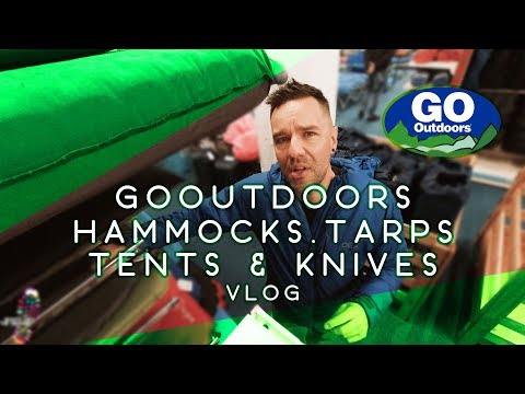 🌲 Vlog 01 - GoOutdoors Pudsey - Hammocks, Tarps, Tents & Knives.