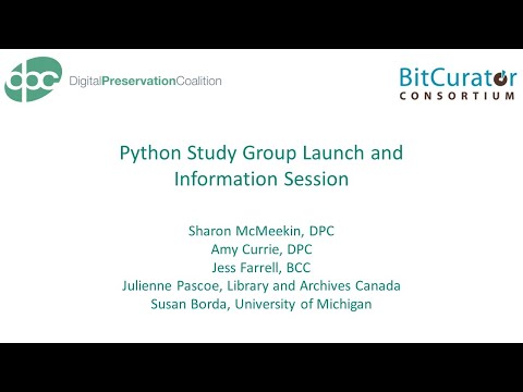Python Study Group Launch and Information Session