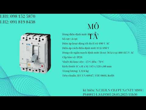 MCCB LZMC1-4-A32 EATON N.C.H.Nhân 28.05.2025 19h46