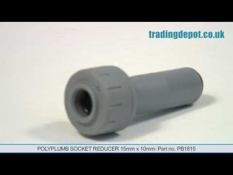 TRADING DEPOT: Polyplumb Socket Reducer 15mm x 10mm - Part no. PB1815