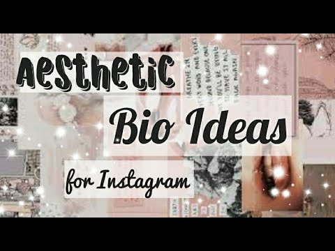 20 Aesthetic Bio ideas for Instagram | How to make your instagram bio aesthetic | Aesthetic Ideas |