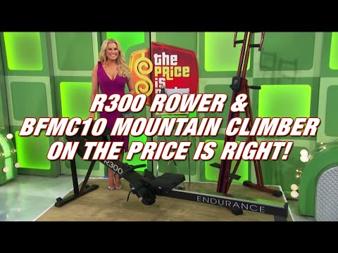 Body-Solid's Endurance R300 Rower & Best Fitness BFMC10 Mountain Climber on The Price is Right!