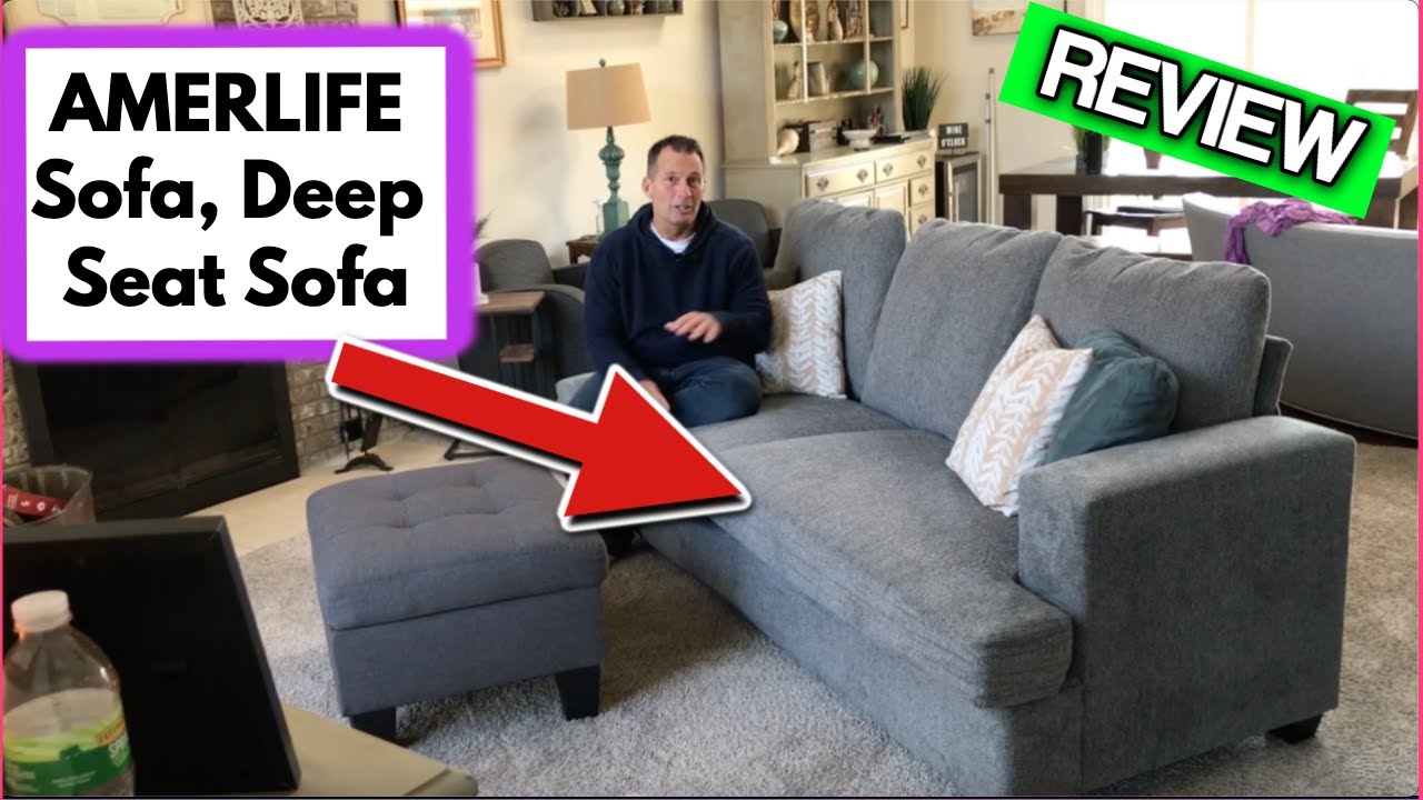 AMERLIFE Sofa, Deep Seat Sofa