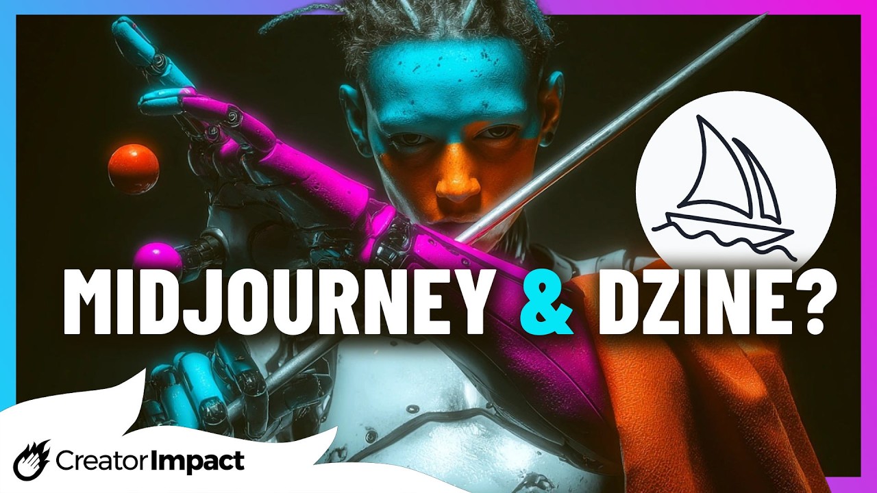 How to use MIDJOURNEY AI's Image generator in DZINE AI!