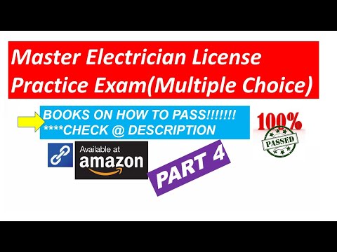 MASTER Electrician License Practice Exam PART 4