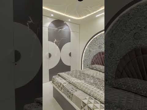 Bedroom Interior | Platinum Furniture Hub | Contact: 9821069701 #interior #interiordesign #shorts
