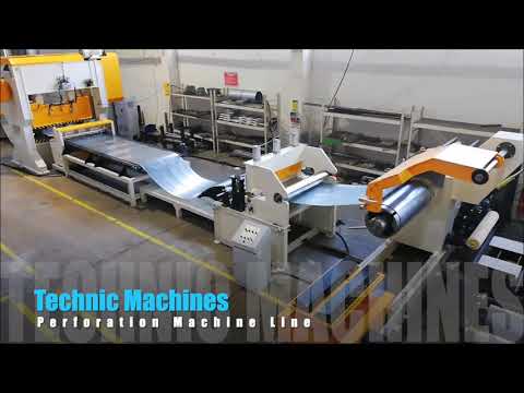 Sheet Metal Perforation Machine Line (by TECHNIC MACHINES)